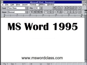 What is MS Word