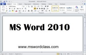 What is MS Word