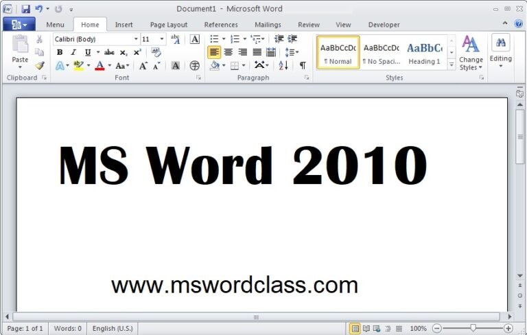 Mastering MS Word: A Comprehensive Guide to Learning